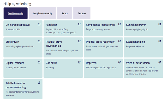 Veiledning praktisk prøve i Kreditt er oppdatert